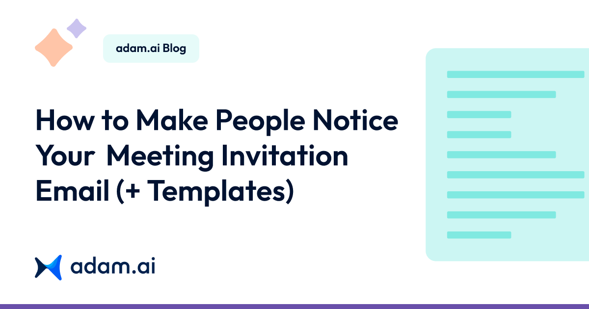 How to Make People Notice Your Meeting Invitation Email (+ Templates ...